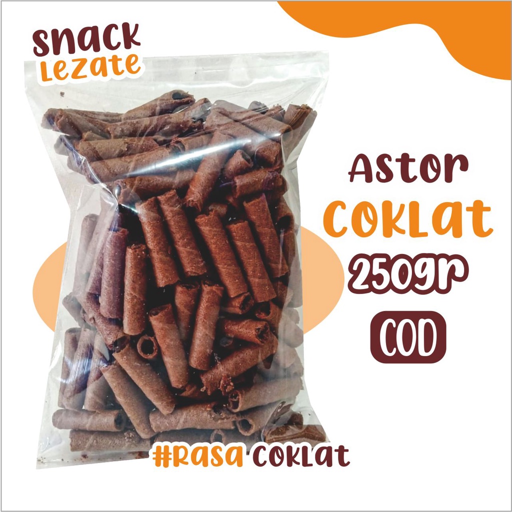 Jual Astor Mini Coklat 250gr / Wafer Roll Kiloan Astor Kiloan Barcelona ...