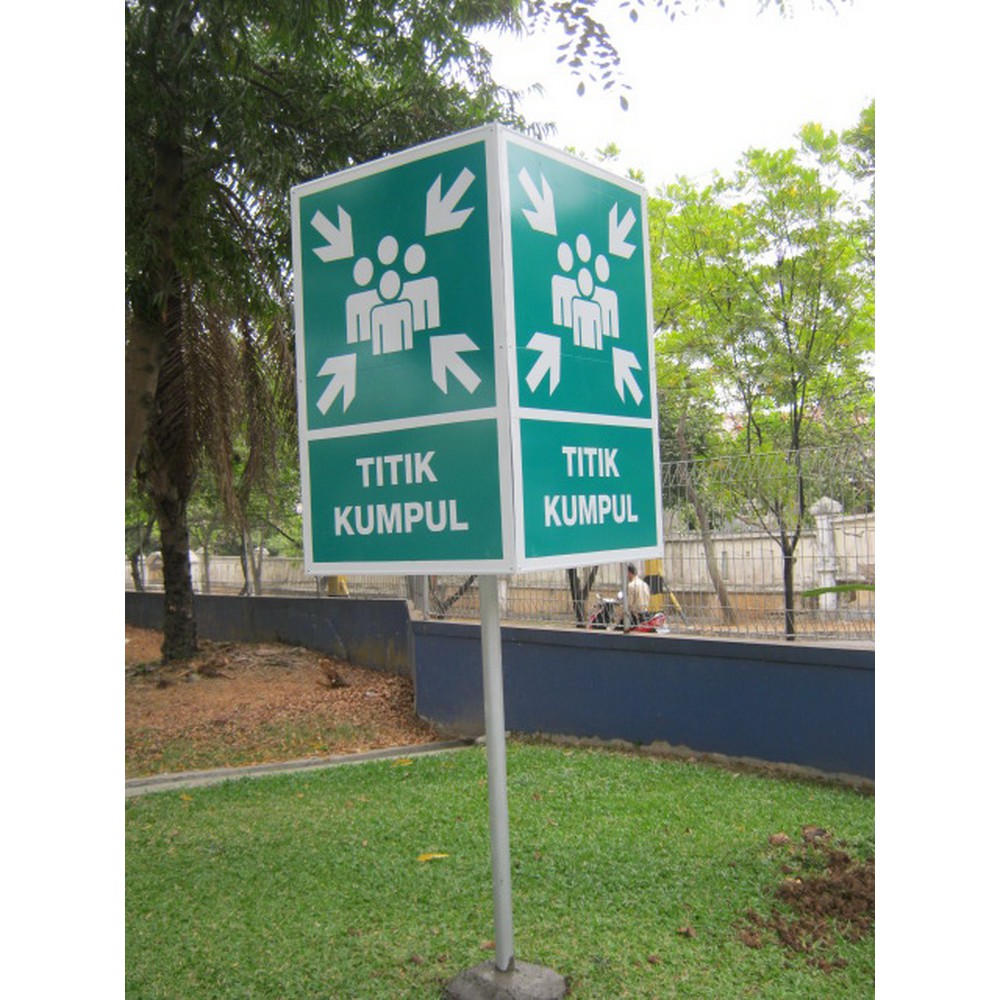 Jual RAMBU TITIK KUMPUL - ASSEMBLY POINT 40X60 CM | Shopee Indonesia