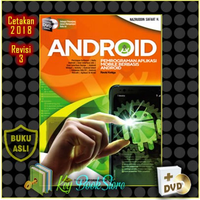 Jual Buku Android Studio - Android Pemrograman Aplikasi Mobile Plus DVD ...