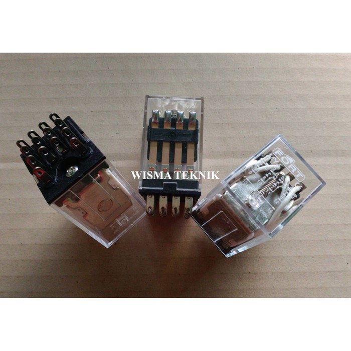 Jual RELAY 14 PIN MY4 FORT 220VAC | Shopee Indonesia
