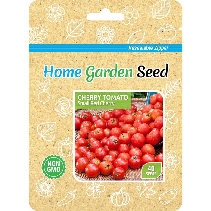Jual Benih Tomat, Cherry Tomato Small Red Cherry - Home Garden Seed ...