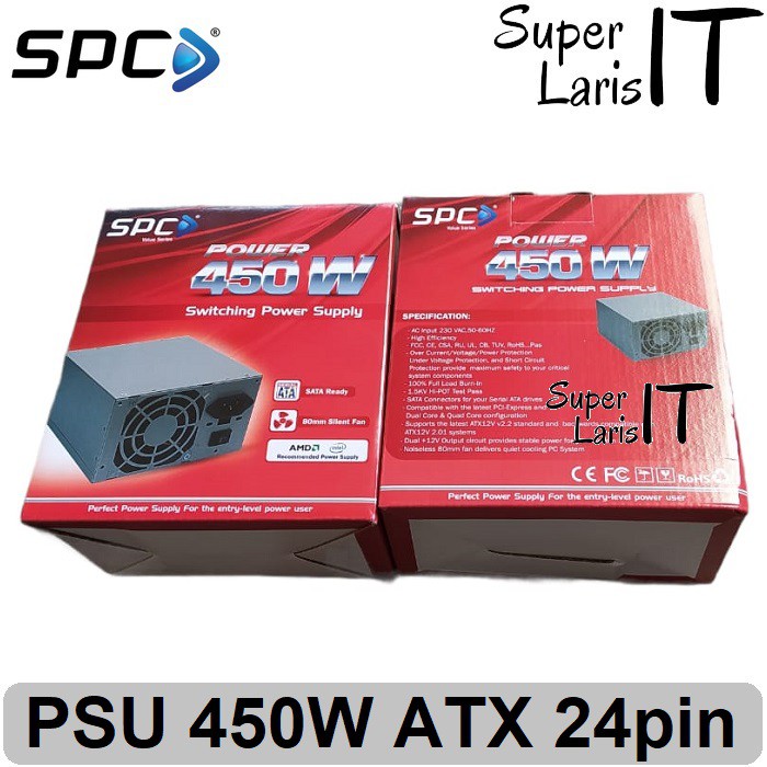 Jual PSU 450W SPC ATX 24pin Power Supply | Shopee Indonesia