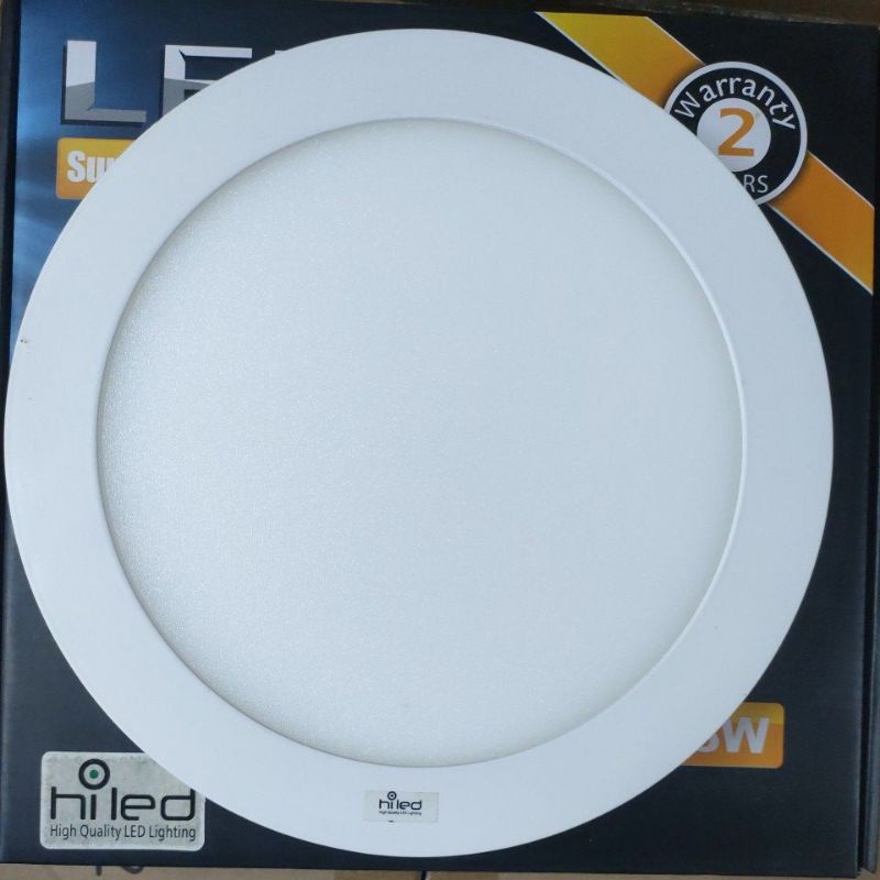 Jual LED PANEL OUTBOW / LAMPU PLAFON HILED 18WATT KOTAK DAN BULAT ...