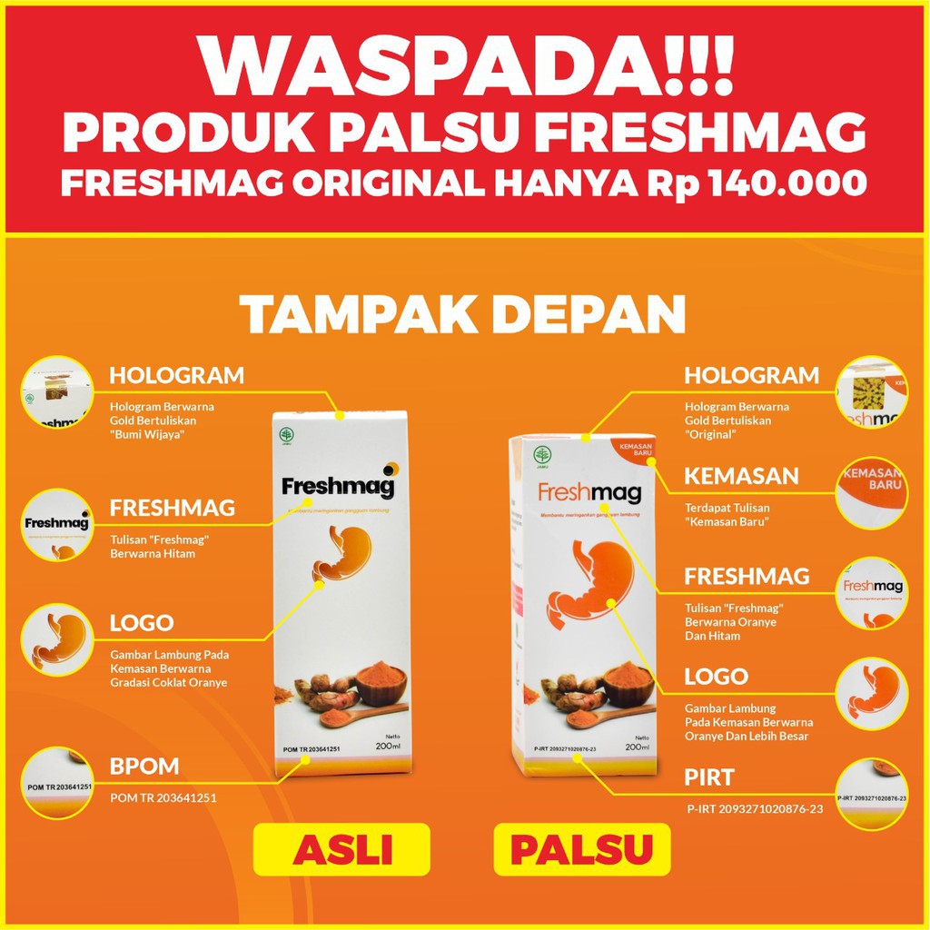 Jual SS - FRESHMAG COD - MADU HERBAL 3X LEBIH EFEKTIF ATASI MASALAH ASAM LAMBUNG MAAG GERD ISI ...