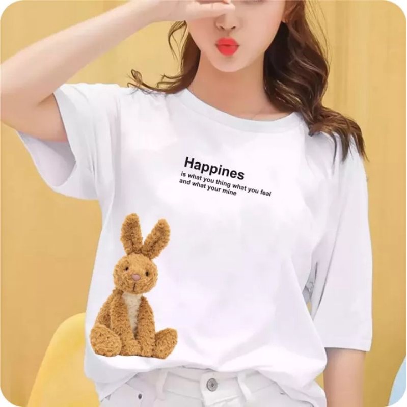 Jual baju kaos viral kekinian terbaru rabbit | Shopee Indonesia