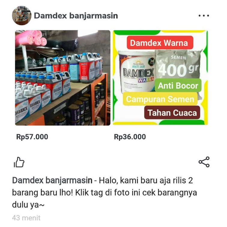 Jual Damdex warna primer | Shopee Indonesia