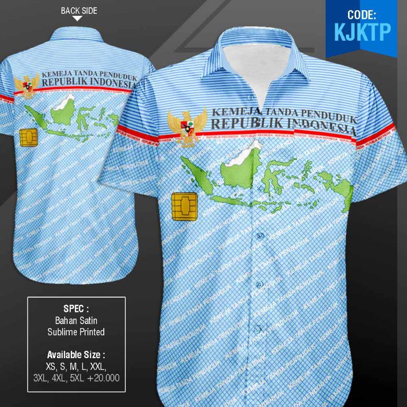 Jual KEMEJA UNIK MOTIF KTP, SEMEN, PECEL LELE, AYAM, BAYI. Unik dan ...