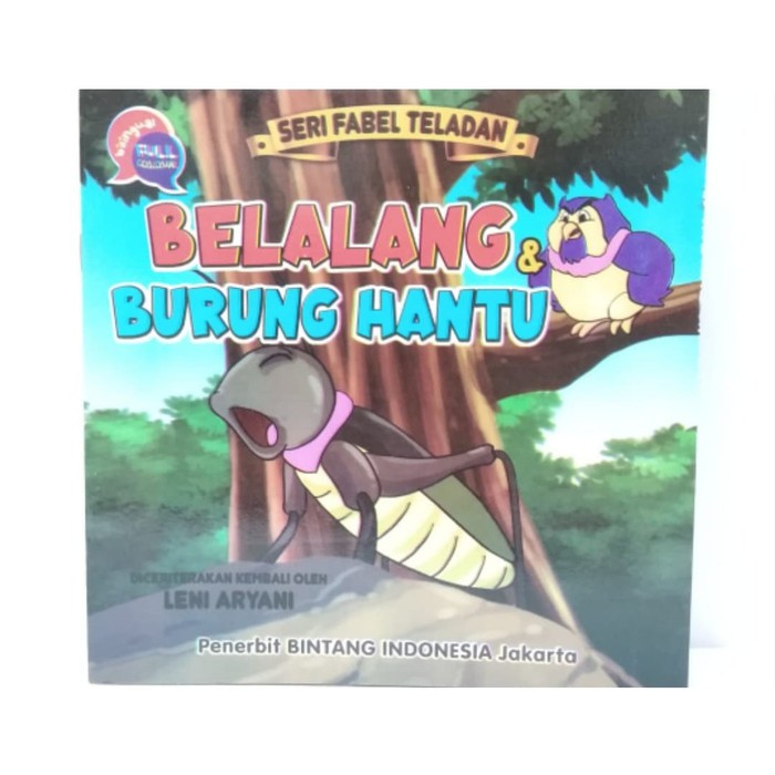 Jual Buku Cerita Anak Bergambar Buku Cerita Seri Fabel Teladan Belalang