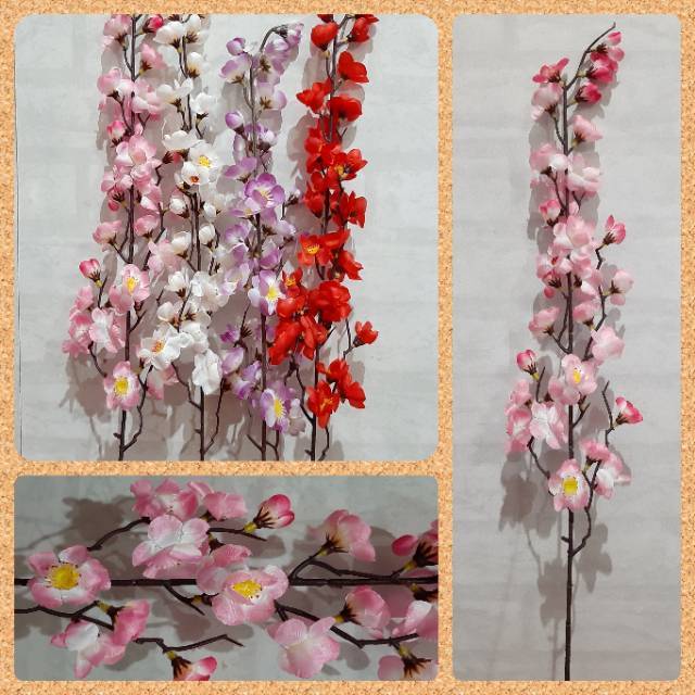 Jual BUNGA SAKURA TANGKAI HIAS ARTIFICIAL B8013 | Shopee Indonesia