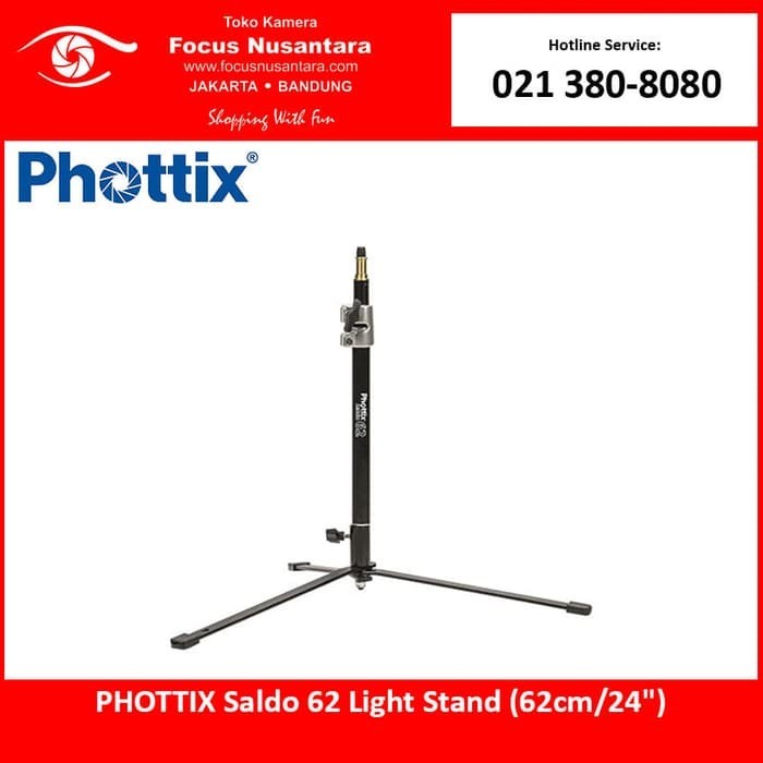 Jual PHOTTIX SALDO 62 LIGHT STAND (62CM/24") | Shopee Indonesia
