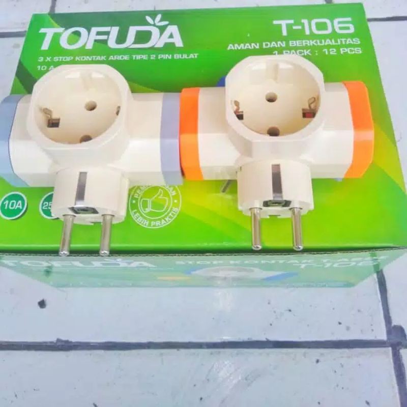 Jual COLOKAN T ARDE 3 LUBANG CABANG STOP KONTAK | Shopee Indonesia