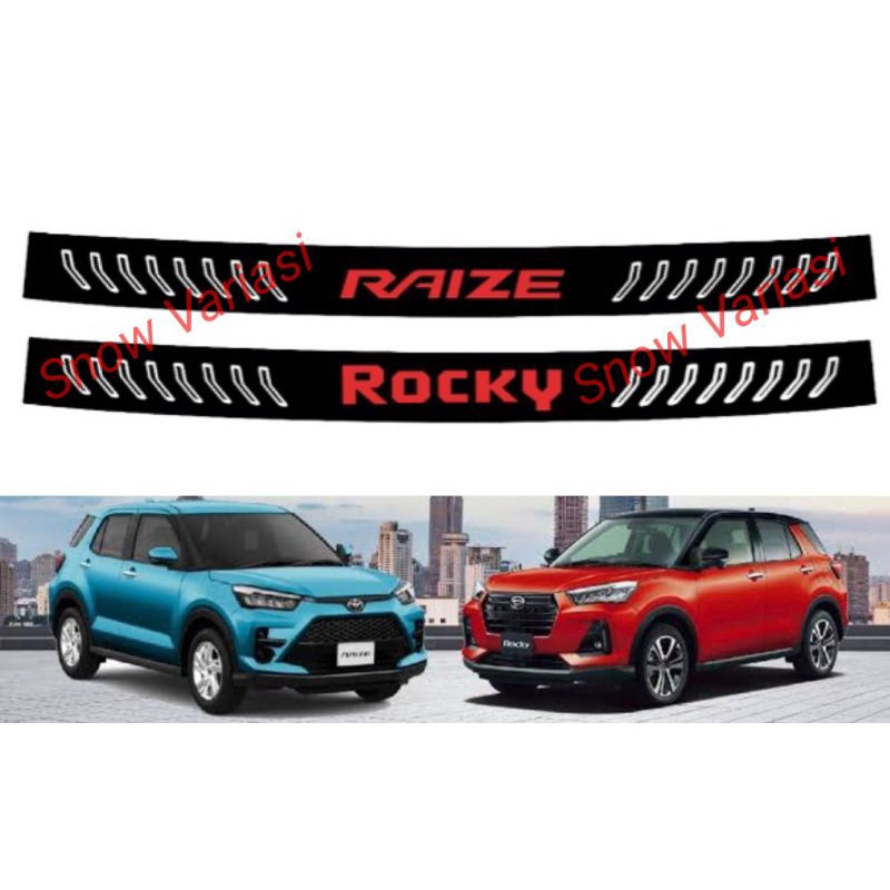 Jual Sillplate Belakang Toyota Raize Daihatsu Rocky 2021 2022 Hitam ...