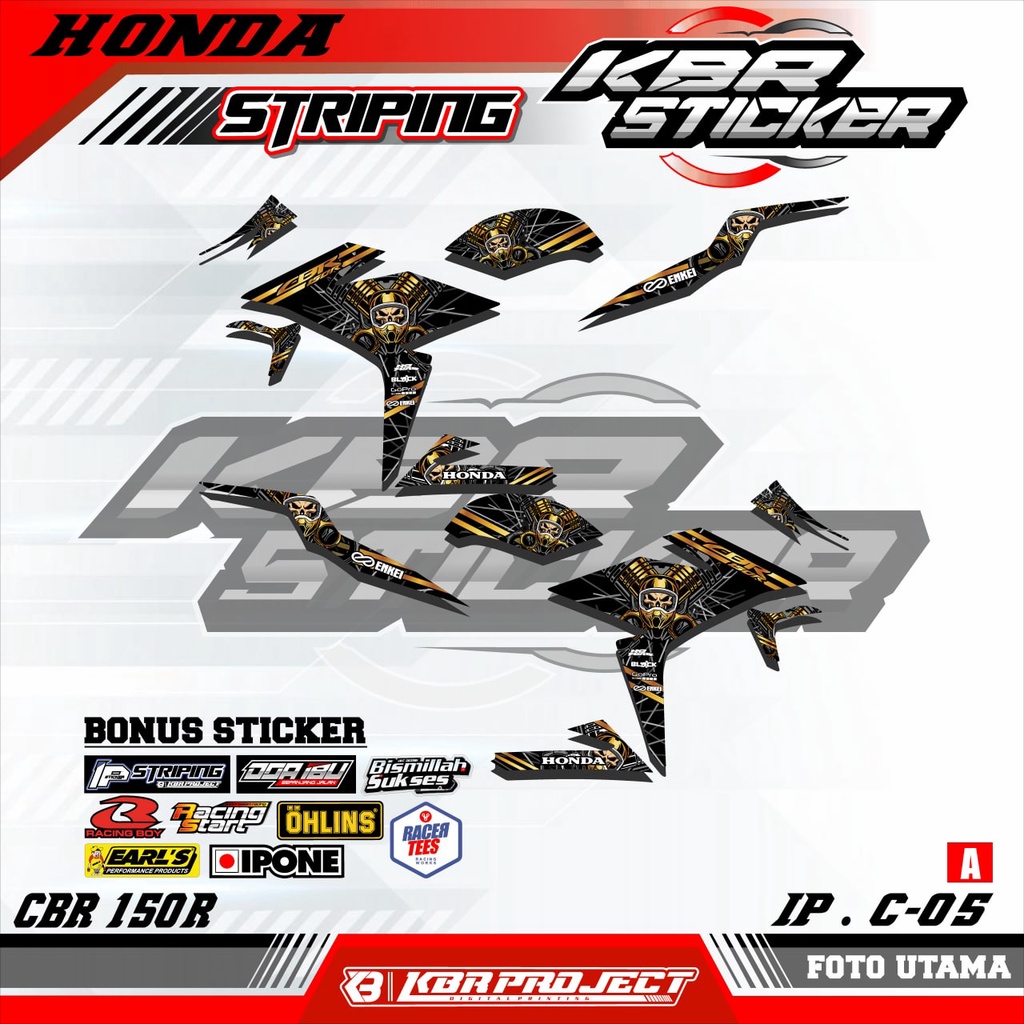 Jual (COD) STIKER STRIPING CB 150R - STRIPING CB 150R - C05 | Shopee ...