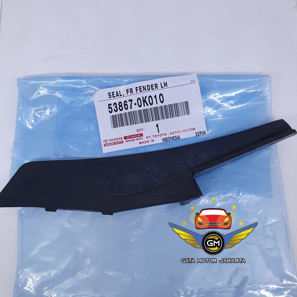 Jual Karet Samping Panggangan Sate Depan Kiri Toyota Innova 53867-0K010 ...