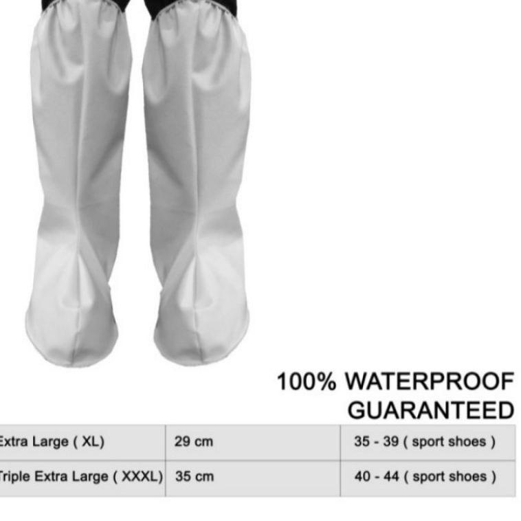 Jual Sepatu Anti Air Waterproof Jas Pelapis Sepatu Pelindung Mantel ...