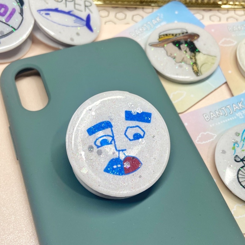Jual Popsocket Griptok BTS members icons Army RM Jin Suga J-Hope Jimin ...