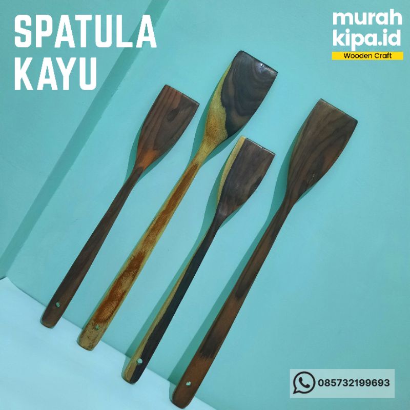 Jual Spatula kayu / Sutil Kayu murah / Alat dapur kayu | Shopee Indonesia
