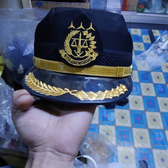Jual topi pet jaksa kejaksaan ri golongan 3D 4A 4B cewek | Shopee Indonesia