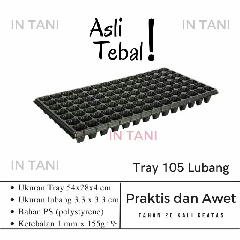 Jual Tray Semai 105 Lubang Tebal dan Bagus | Shopee Indonesia