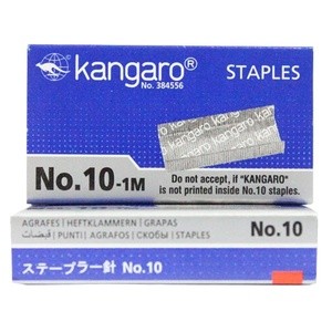Jual ISI STAPLER KANGARO NO.10 isi staples refill kangaroo | Shopee ...