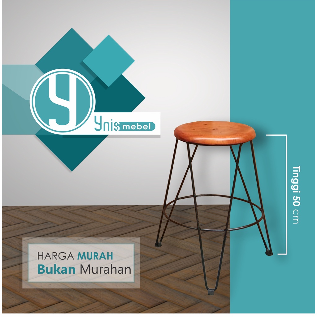 Jual KAFE 50 CM / kursi bar / kursi cafe / kursi coffee shop / kursi ...