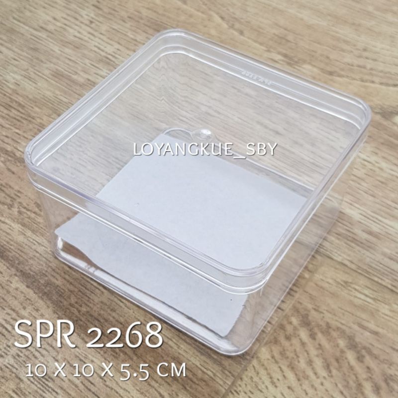 Jual 12 PC TOPLES 2268 TOPLES FREE ALAS TOPLES KOTAK PERSEGI DESSERTBOX ...