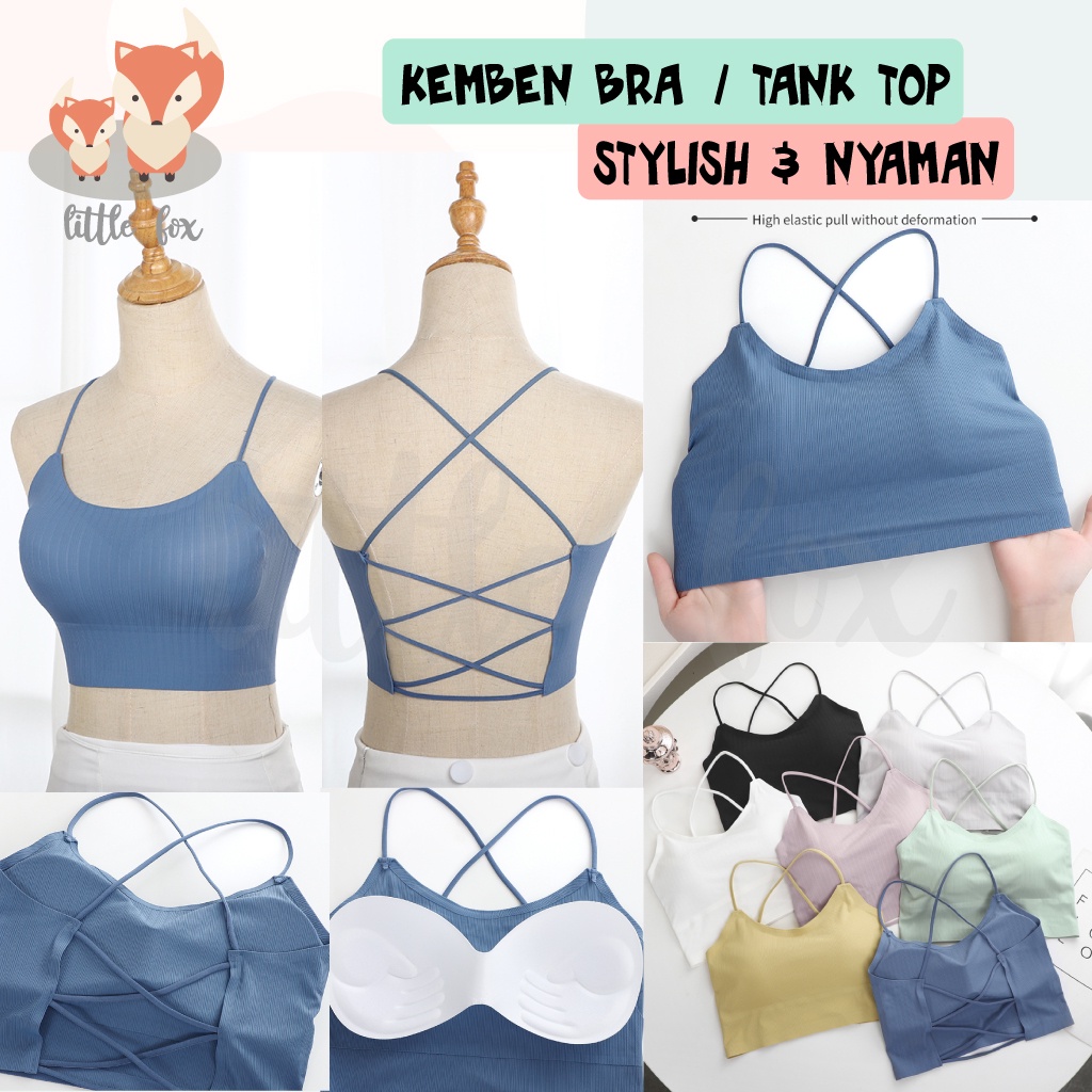 Jual Kemben Bra Seamless Korean Tank Top Bralette Pakaian Dalam Wanita ...