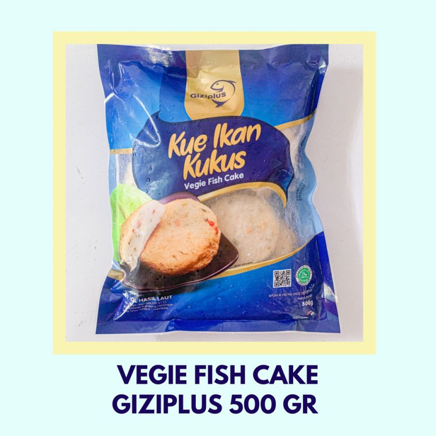 Jual GIZIPLUS Vegie Fish Cake 500 Gram /Siomay /Ikan /Nugget /Dimsum ...