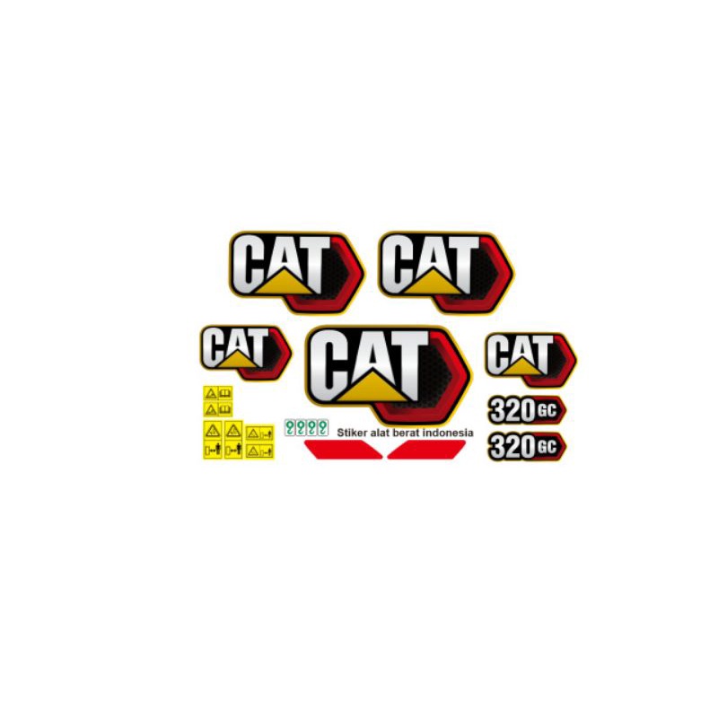 Jual stiker caterpillar CAT 320GC baru | Shopee Indonesia