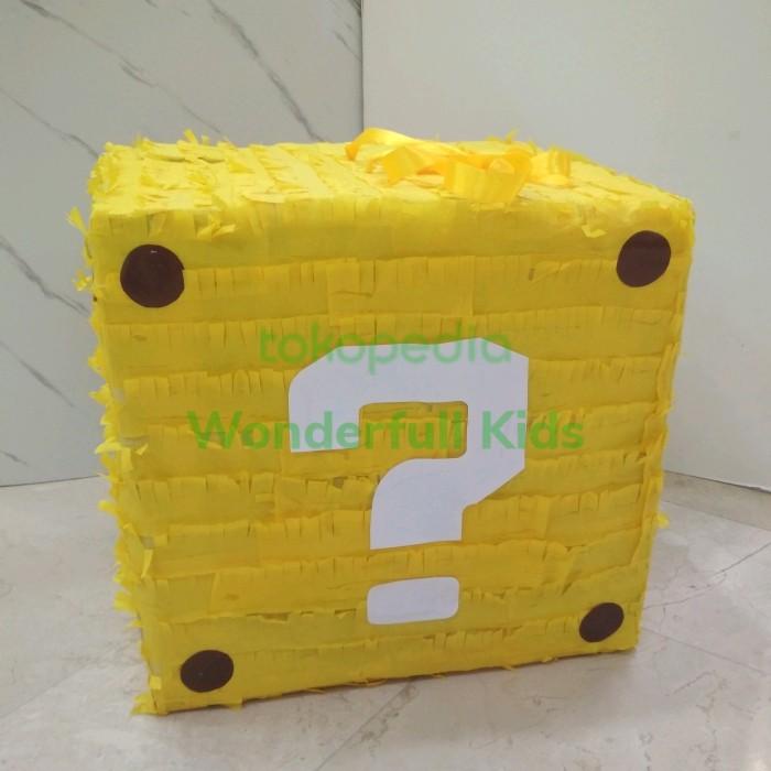 Jual pinata lucky box mario bross/pinata box/pinata ulang tahun custom ...