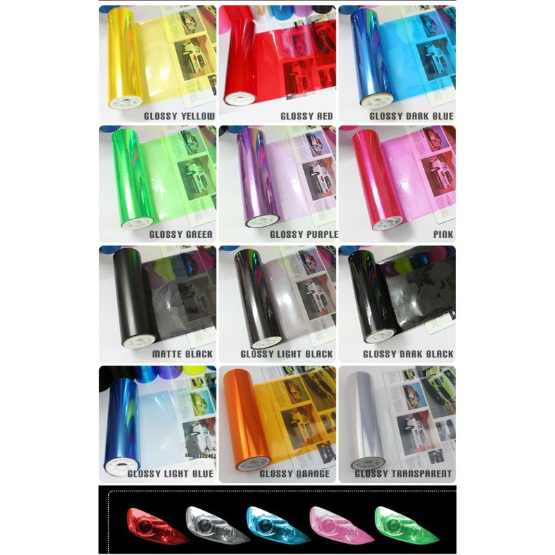 Jual Hybrid Sticker/Sticker lampu Lebar 30 cm | Shopee Indonesia