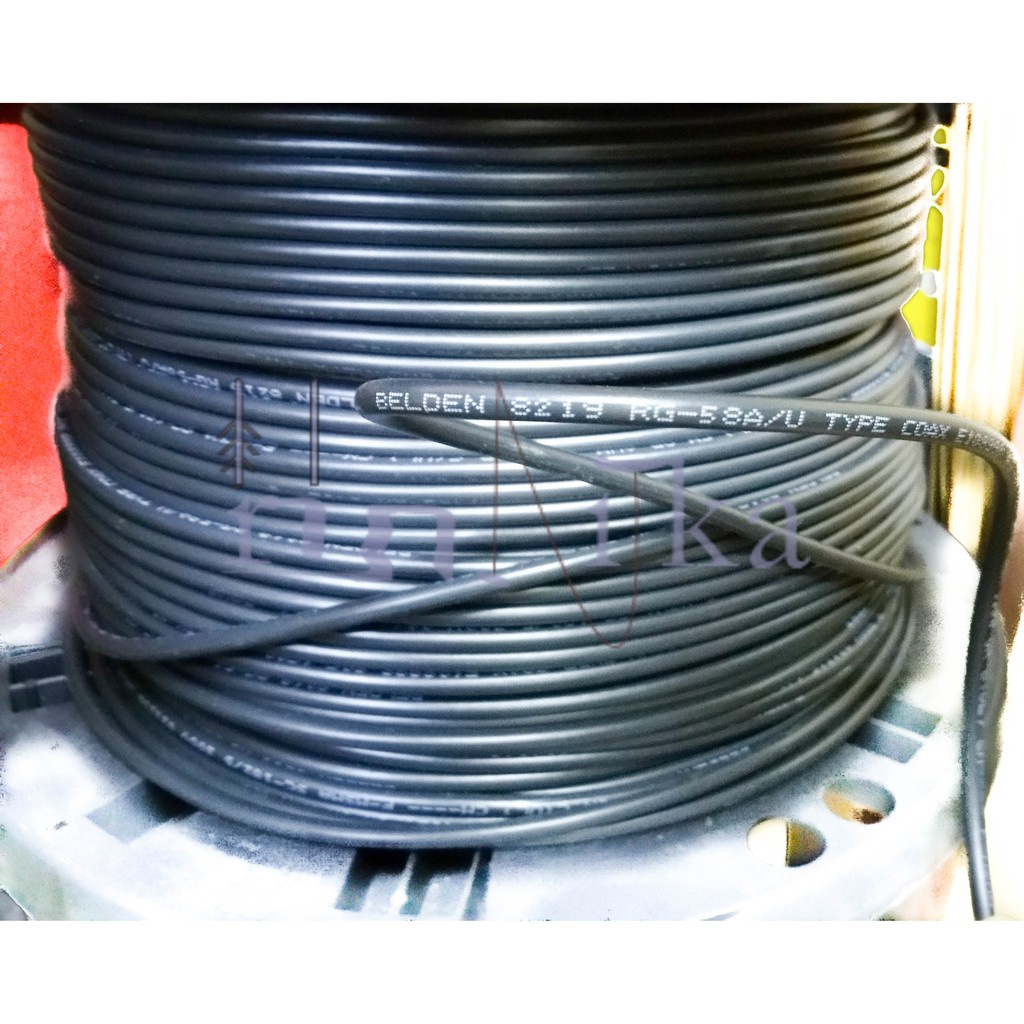 Jual Belden 8219 USA Kabel Koaksial RG-58 Coaxial RG58 Full Tembaga Serabut | Shopee Indonesia