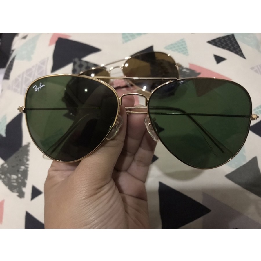 Jual Kacamata Rayban aviator rb3026 dan aviator full black polar dan ...