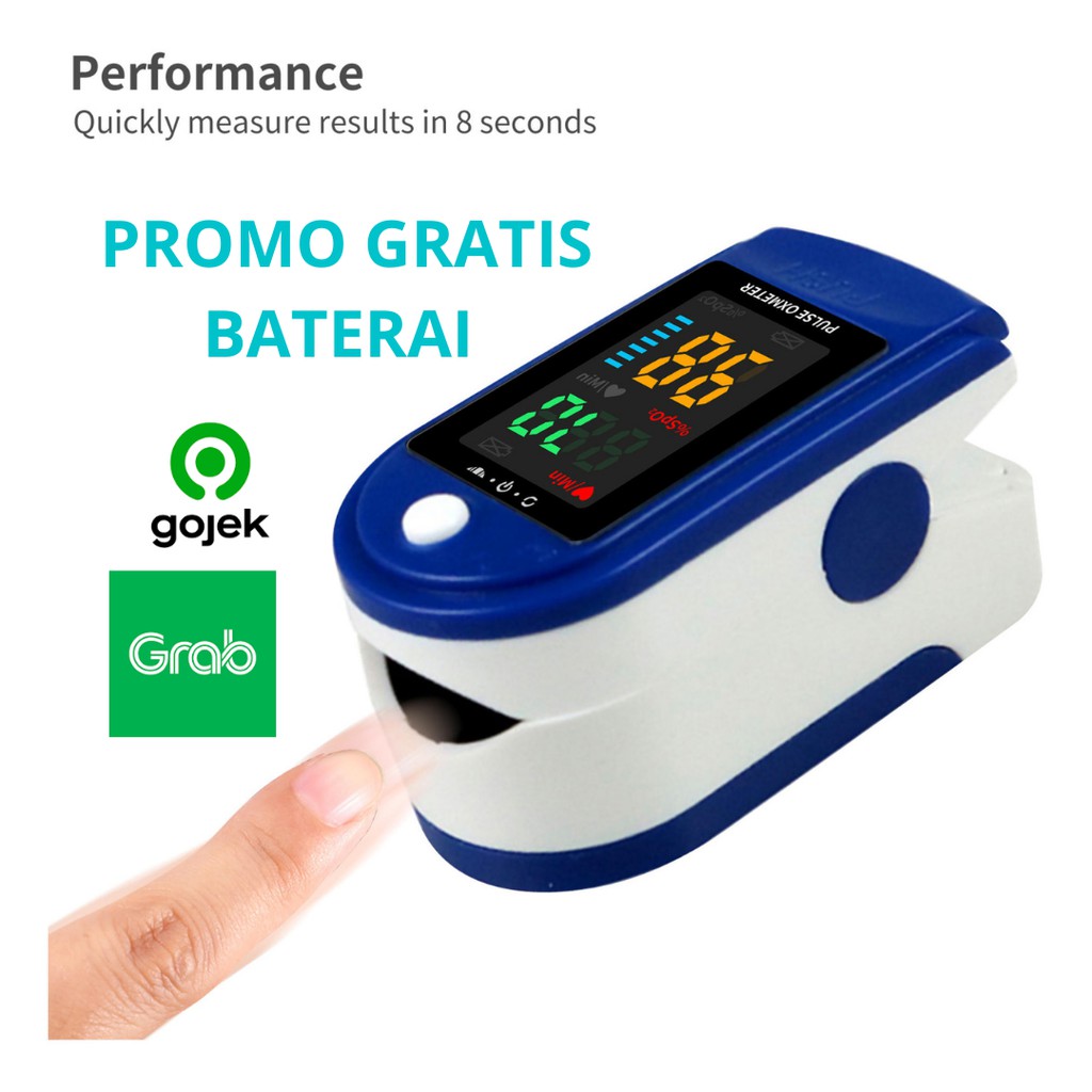 Jual MESSI!!! Oxymeter Oksimetri Murah Spo2 Pulse Oxymetri Oximetri ...