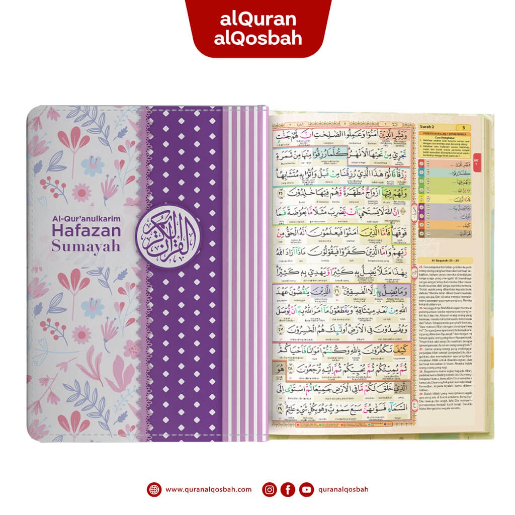 Jual AL Quran HAFAZAN SUMAYAH untuk MUSLIMAH A5 terjemah perkata ...