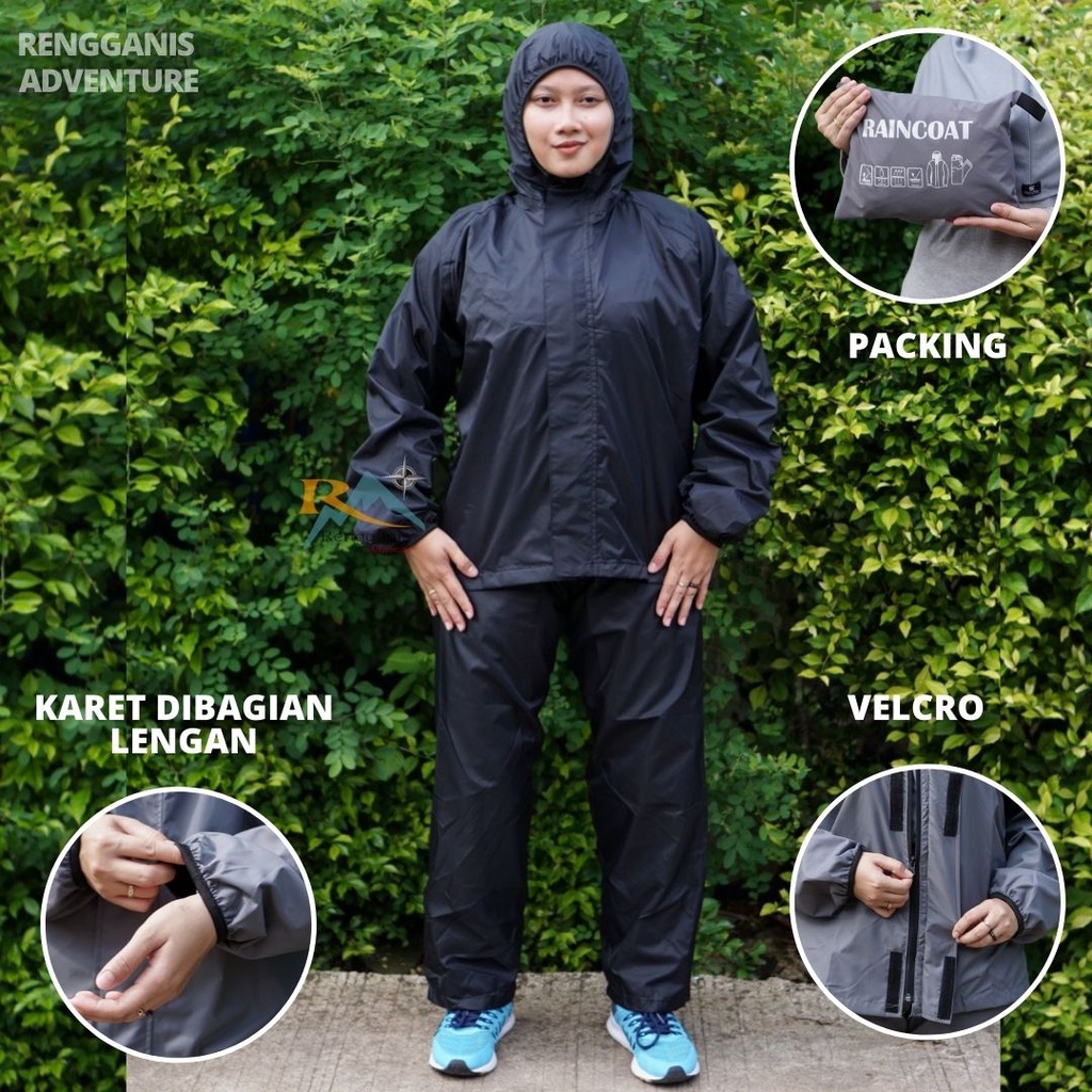 Jual JAS HUJAN RAINCOAT ALL SIZE RAIN COAT CELANA BAJU WATERPROOF ...