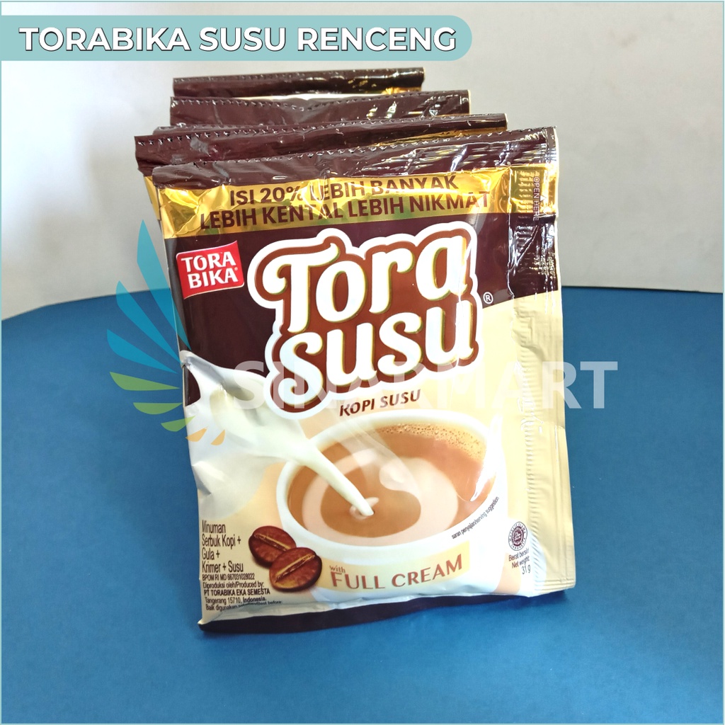 Jual KOPI TORA SUSU TORABIKA 30G RENTENG / RENCENG / SACHET | Shopee ...