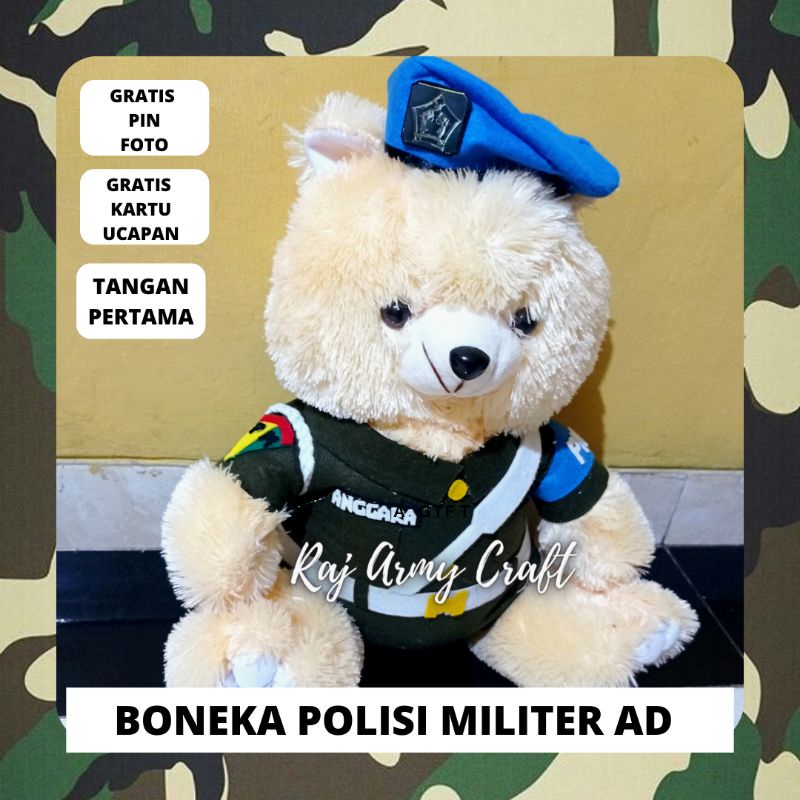 Jual BONEKA POLISI // tni // brimob // tni au // tni al45CM | Shopee ...