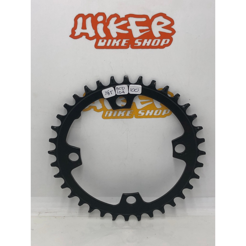 Jual Chainring Single Gear Depan Narrow Wide Sepeda MTB Non Merk 9 10 11 Speed 36T BCD 104 Bekas ...