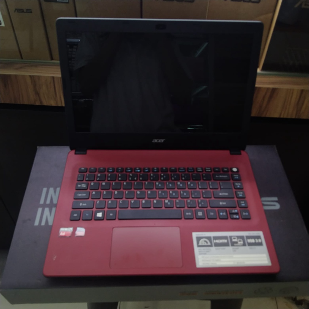Jual Laptop Leptop Second Bekas ACER ES1-421 RAM 4GB HDD 500GB AMD A4 QUAD CORE Zoom Siap Pakai ...