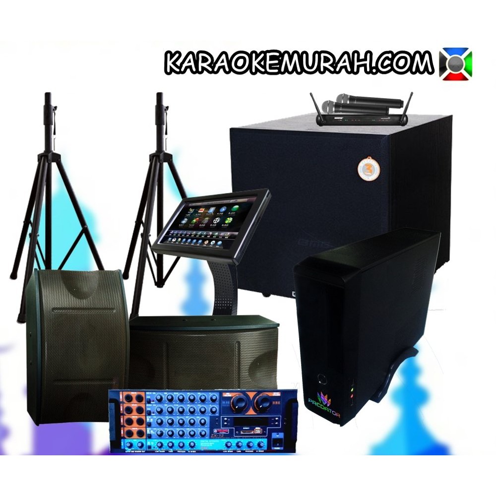 Jual Paket Karaoke Speaker STANDAR Dengan PC Karaoke Dan Layar Touch ...