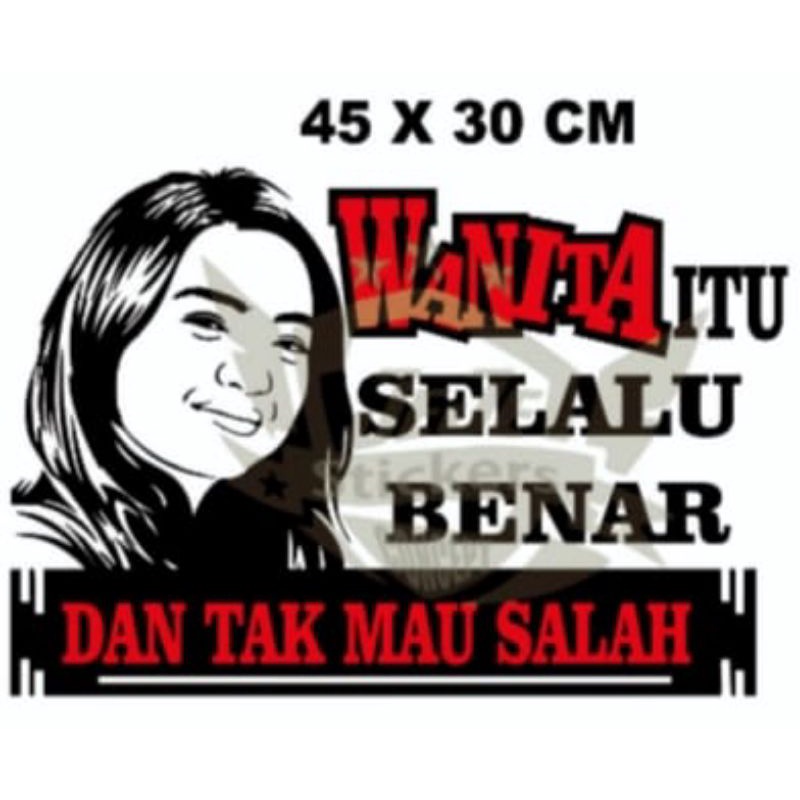 Jual STICKER CUTTING GAMBAR DENGAN KATA-KATA UNTUK KACA/PINTU TRUK PICKUP MOBIL DLL | Shopee ...