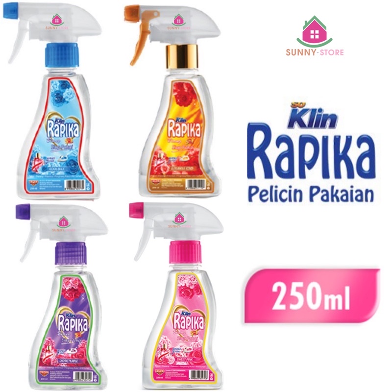 Jual Rapika Biang 5in1 Pelicin Pewangi Cool Blue Biru Botol Semprot ...