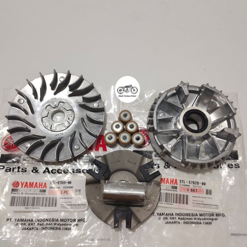 Jual Paket Rumah Roller Assy Set + Kipas Lawan Rumah Roller Yamaha Mio Sporty Mio Smile Mio Soul ...
