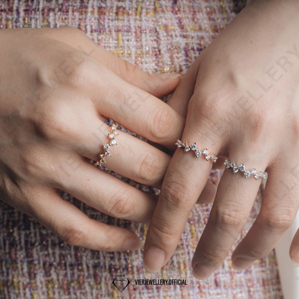 Jual Vier Edition Ring 12770 Cincin Bronze zirconia, Perhiasan wanita ...