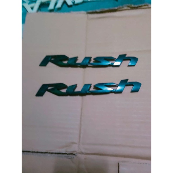 Jual emblem merk tulisan Rush Original | Shopee Indonesia