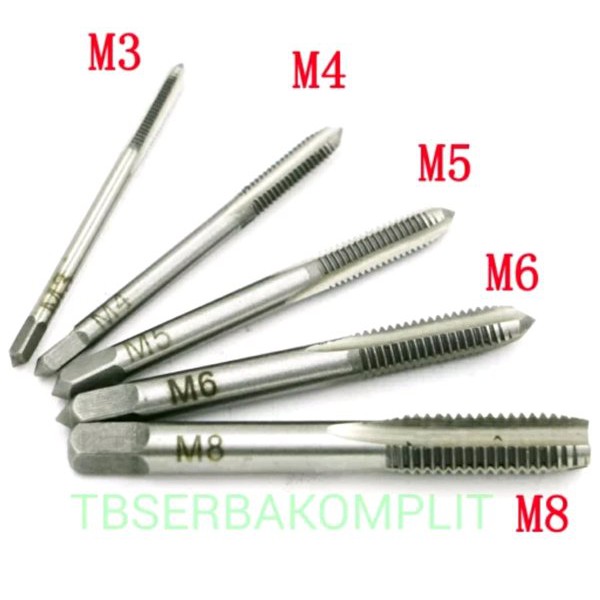 Jual Handtap M4x0.7 TOKI Hand Tap M4 x 0.7 ukuran M 4 x 0.7 Alat Pembuat Ulir Drat | Shopee ...