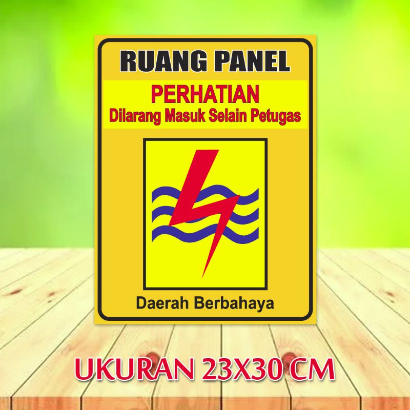 Jual STIKER SIGN RUANG PANEL | Shopee Indonesia