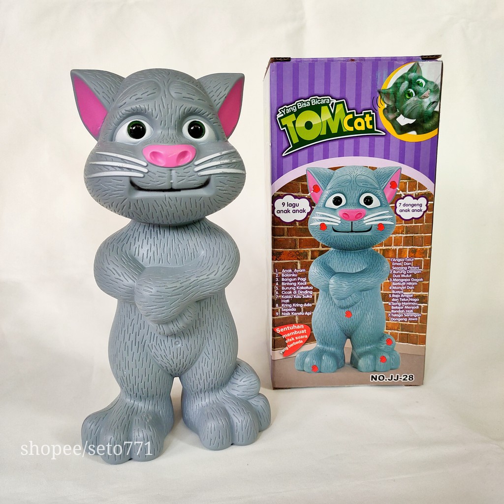 Jual Bhs. Indonesia Tom Cat Boneka Kucing Bicara Berdongeng Intelligent ...