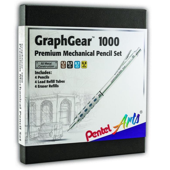 Jual Pentel Graph Gear 1000 Premium Gift Set | Shopee Indonesia